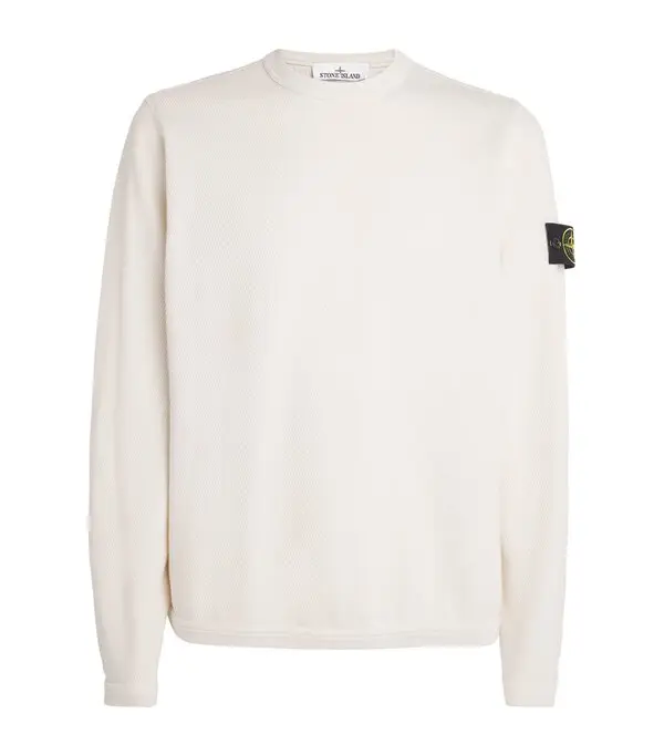 Stone Island Cotton Compass Crewneck Sweater