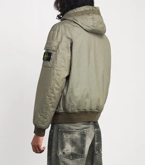 Stone Island Water-resistant Nylon Bomber Jacket