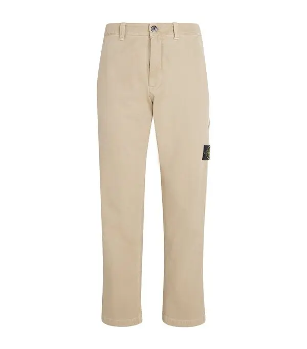 Stone Island Cotton Compass Carpenter Trousers