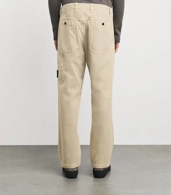 Stone Island Cotton Compass Carpenter Trousers