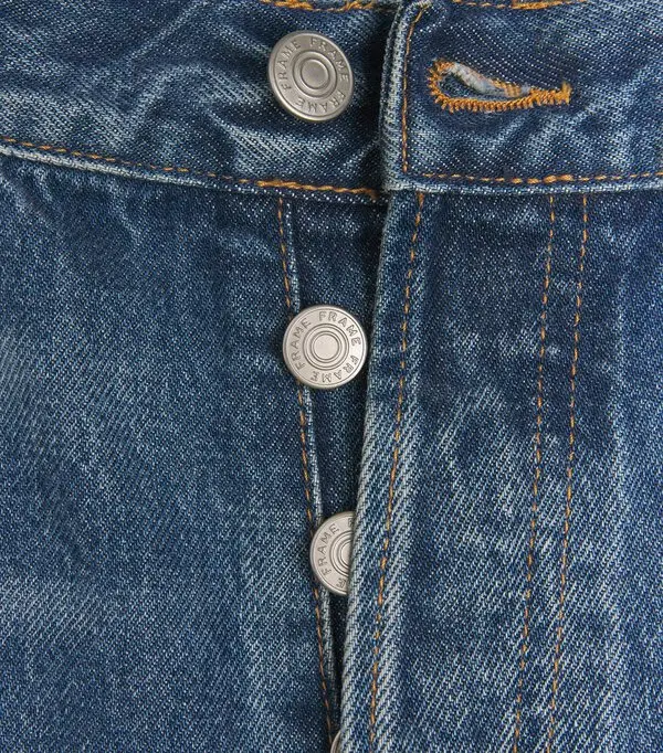 FRAME The Collegiate Wide-leg Jeans - Blue
