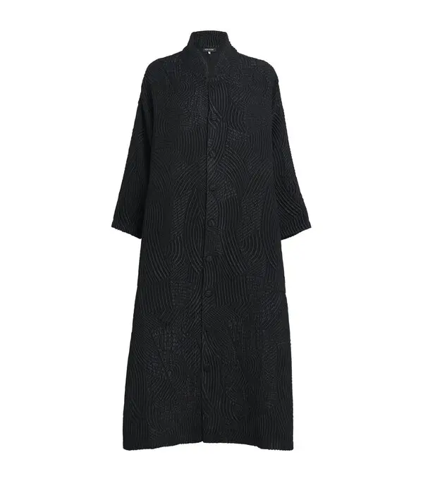 Eskandar Silk-wool Blend Stand-collar Coat