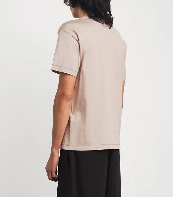 Stone Island Cotton Logo T-shirt - Beige