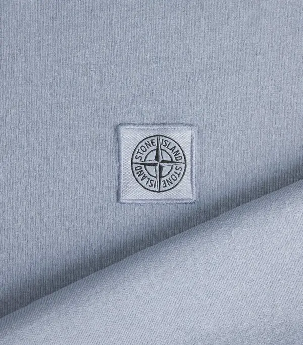 Stone Island Cotton Logo T-shirt - Blue