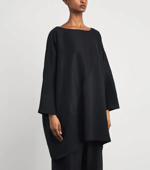 Eskandar Silk Plissé Top