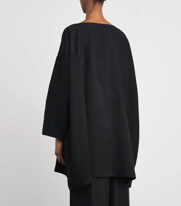 Eskandar Silk Plissé Top