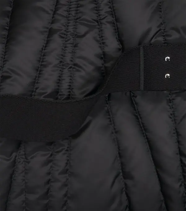 Rick Owens X Moncler Down Geocamo Flight Jacket - Black