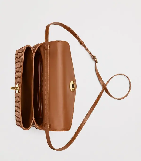 Bottega Veneta Leather Knot Lock Top-handle Bag