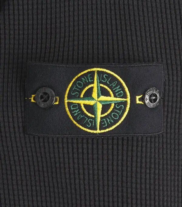 Stone Island Cotton Waffle-knit Crew Neck Sweater