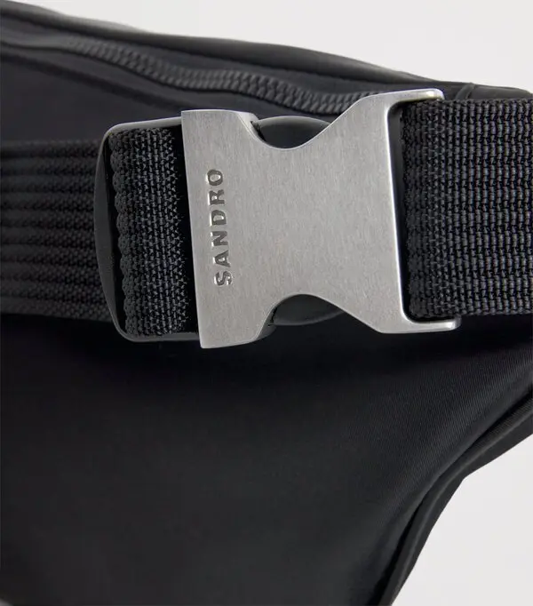 Sandro Logo Belt Bag - Black