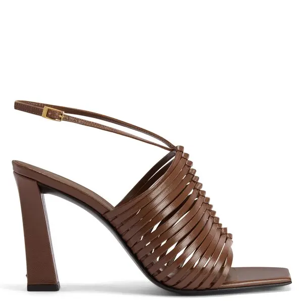 GIUSEPPE ZANOTTI Jane 90 Sandals - Brown