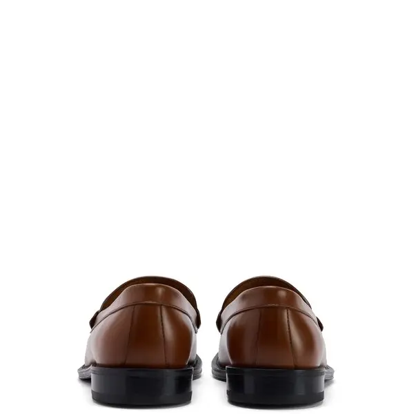 GIUSEPPE ZANOTTI Leather Loafers With Tassels - Light_brown