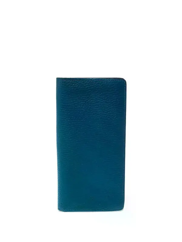 LOUIS VUITTON Brazza Taurillon Leather Wallet - Blue