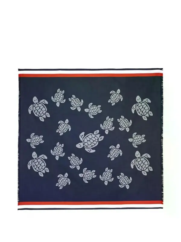 Vilebrequin Turtle-motif Beach Towel - Blue