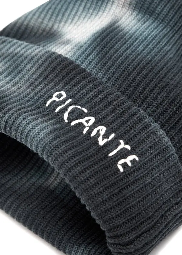 PICANTE Logo Tie-dye Ribbed Cotton Beanie