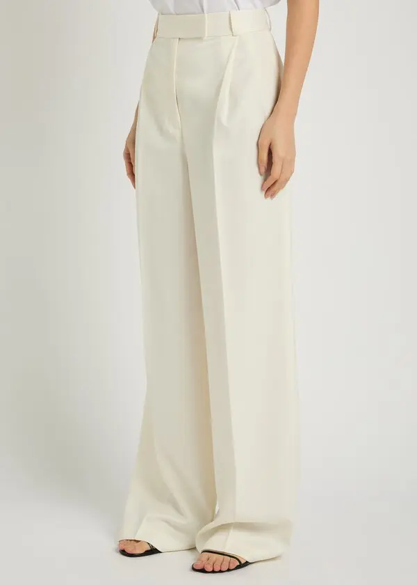 RÓHE Wide-leg Wool-blend Trousers