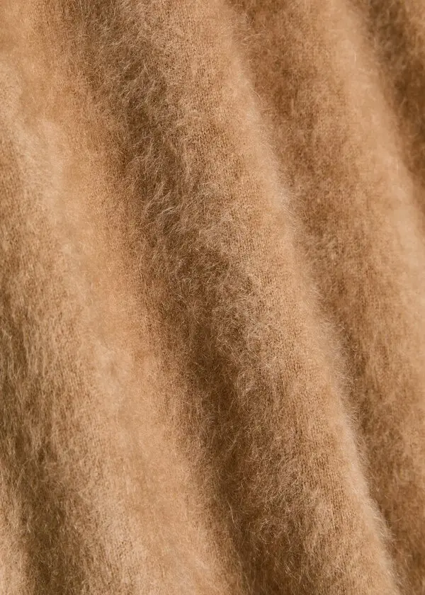 LISA YANG Brushed Cashmere Crewneck Top