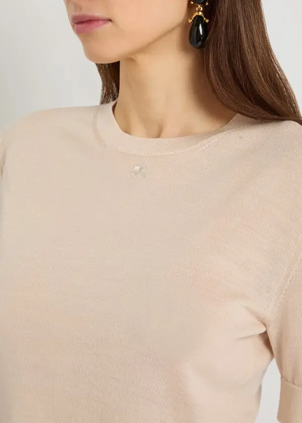 COURREGES Merino Wool T-shirt