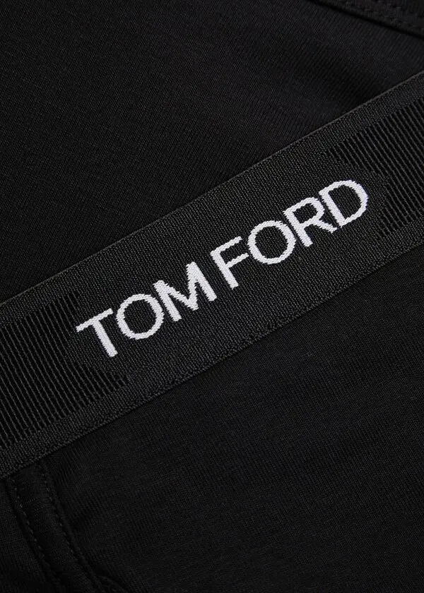 TOM FORD Stretch-cotton Boxer Briefs - Black
