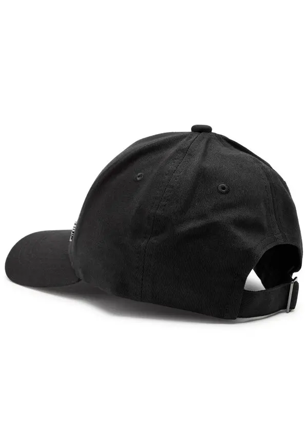 BOSS Logo-appliquéd Canvas Cap - Black
