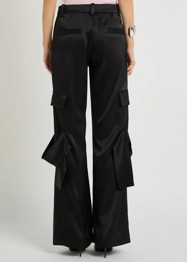 COURREGES Utility Chaps Satin Trousers
