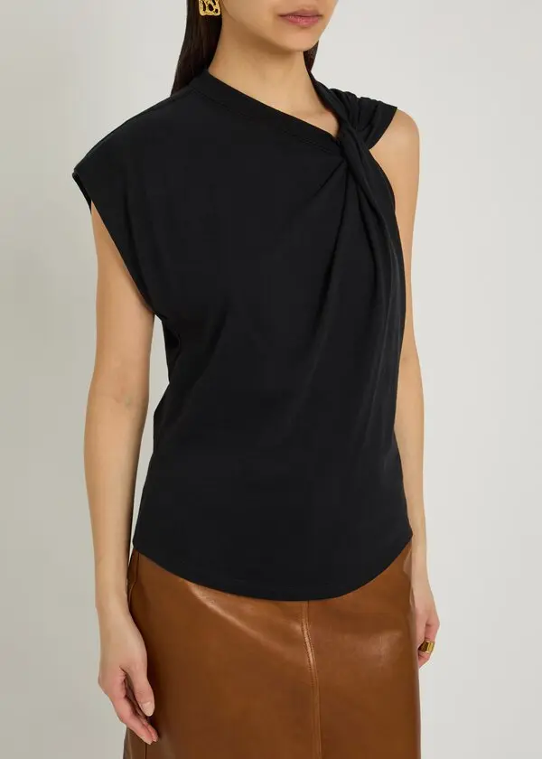 Isabel Marant Nayda Twisted Cotton T-shirt