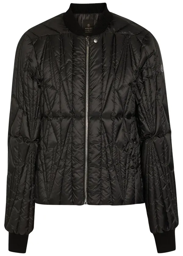 Rick Owens X Moncler Geocamo Padded Flight Jacket
