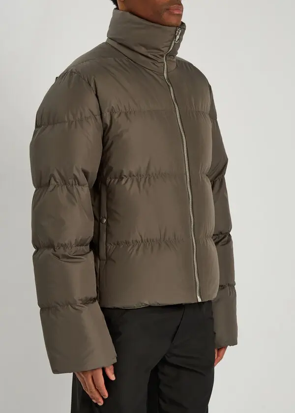 Rick Owens X Moncler Cyclopic Padded Jacket - Brown