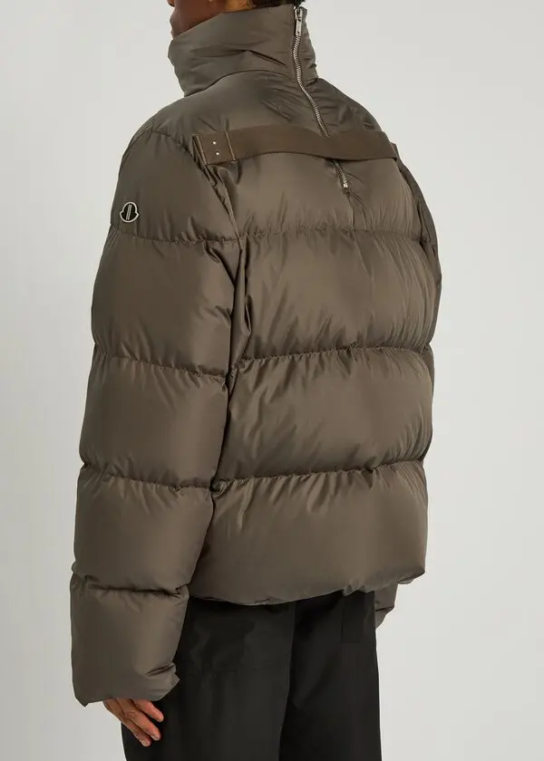 Rick Owens X Moncler Cyclopic Padded Jacket - Brown