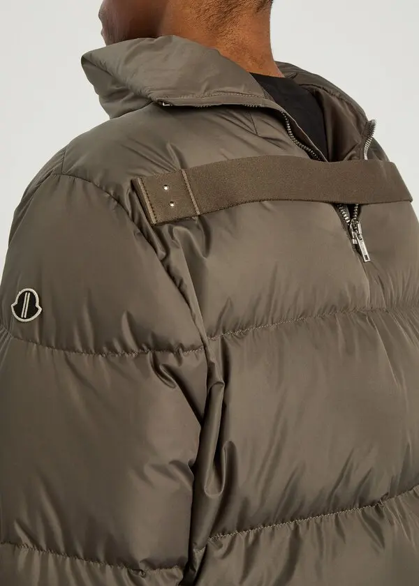 Rick Owens X Moncler Cyclopic Padded Jacket - Brown