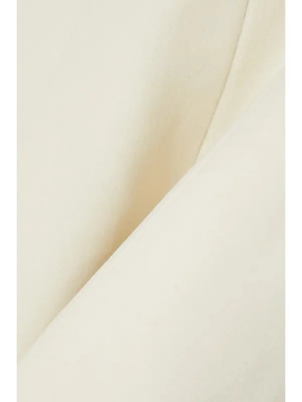 Khaite Uma Off-the-shoulder Melton Wool-blend Midi Dress