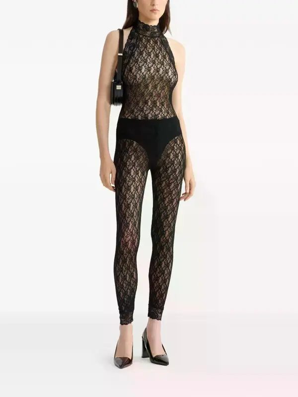 PATOU Lace Halterneck Jumpsuit