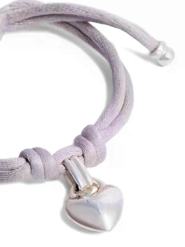 PATOU Heart Drawstring Bracelet
