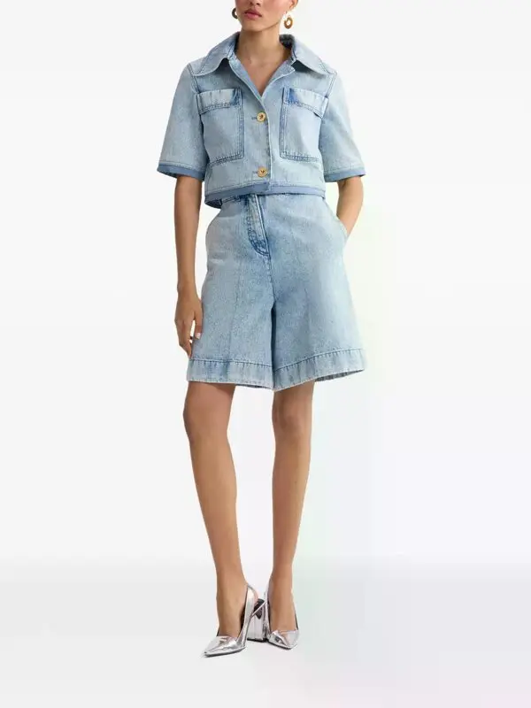 PATOU Cropped Jacket - Blue