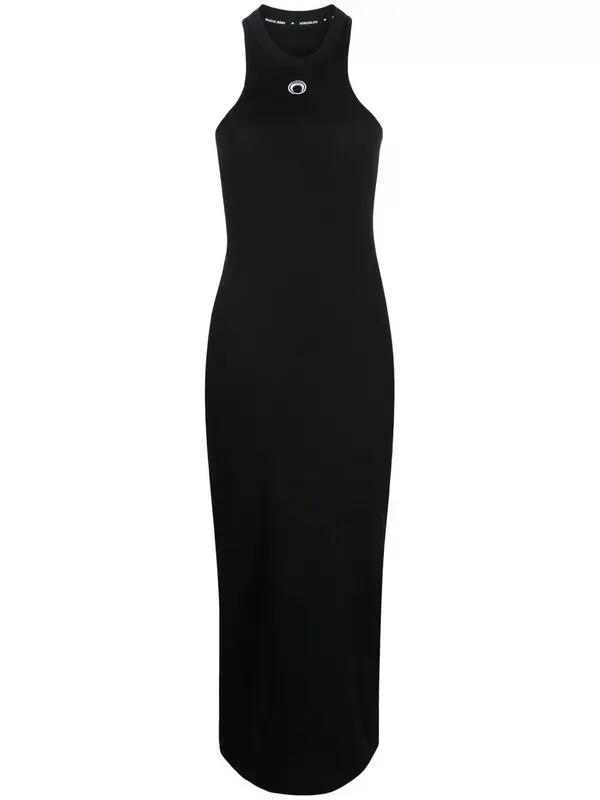 MARINE SERRE Crescent Moon Racerback Dress