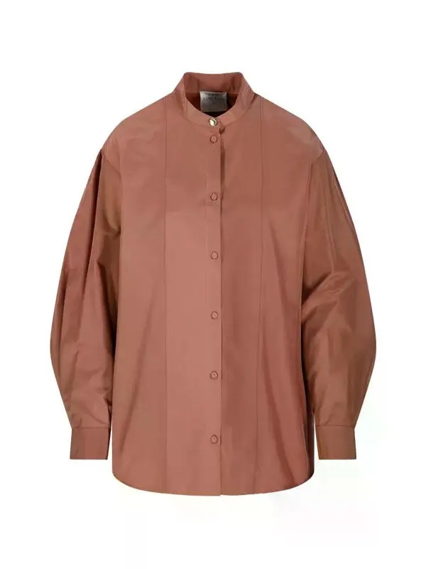 FORTE_FORTE Long-sleeve Shirt - Brown