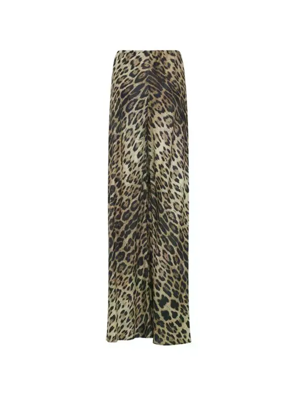 Roberto Cavalli Leopard-print Trousers