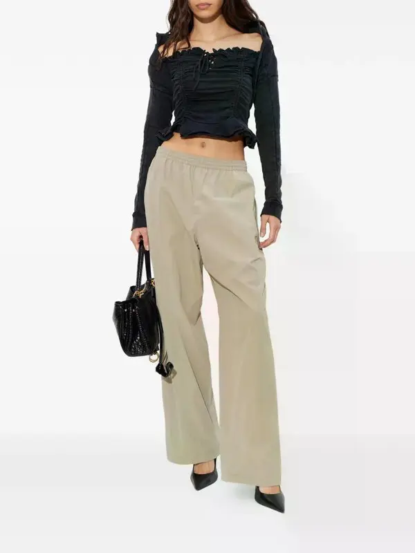 Balenciaga Ruffled Off-shoulder Top