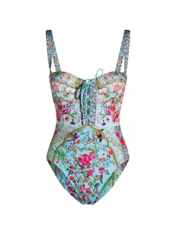 Camilla Sultans And Queens One-piece Swimsuit - Blue