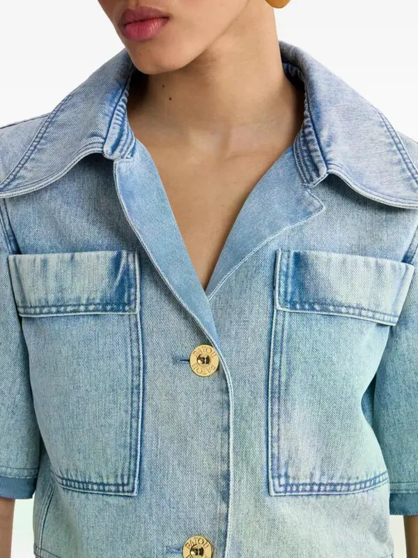 PATOU Cropped Jacket - Blue