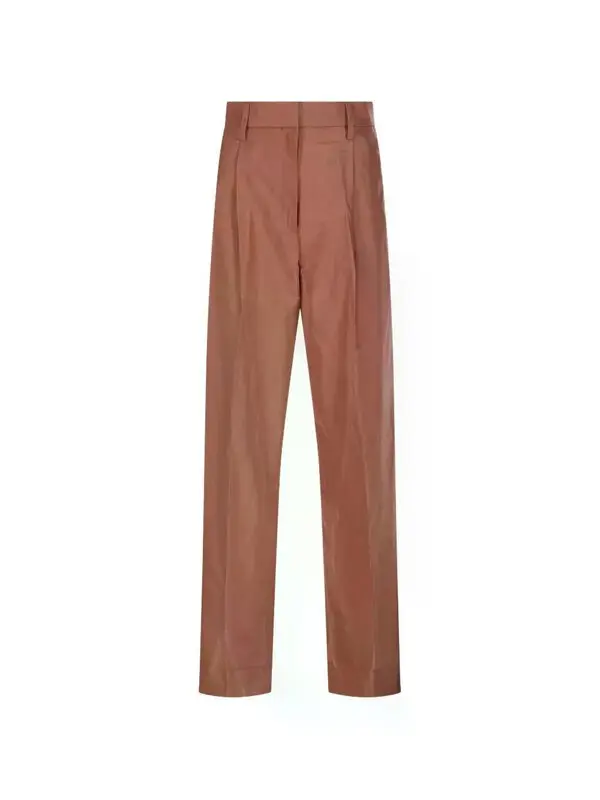 FORTE_FORTE Pleated Wide-leg Trousers