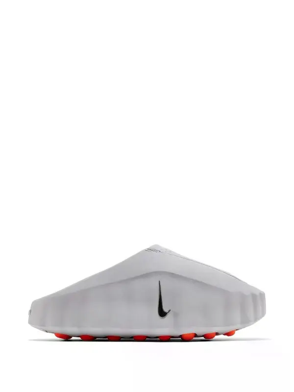 Nike Mind 001 Perforated Logo Slide Sneakers - Grey