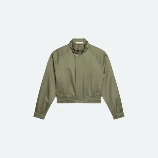 Helmut Lang Trench Bomber Jacket - Vetiver