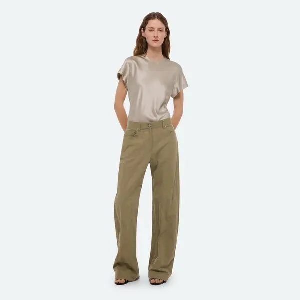 Helmut Lang Wrinkled Bootcut Trousers