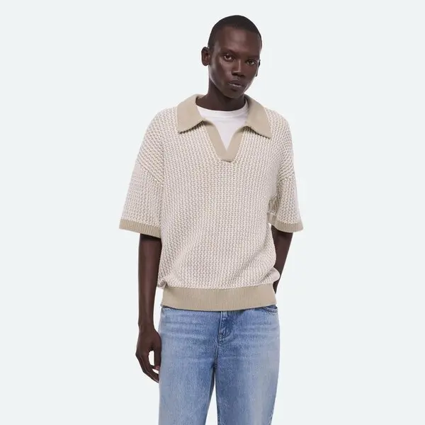 Helmut Lang Bicolor Polo