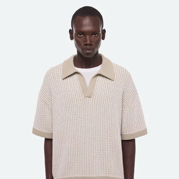 Helmut Lang Bicolor Polo
