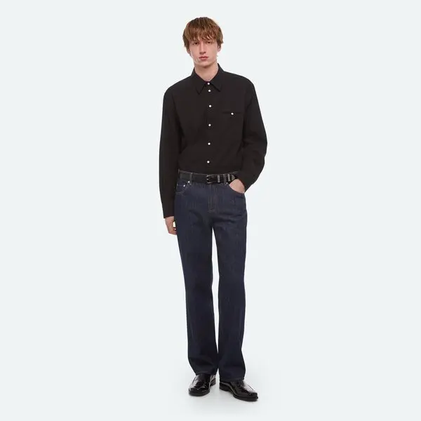Helmut Lang Wardrobe Straight-leg Jeans - Rinsed Indigo