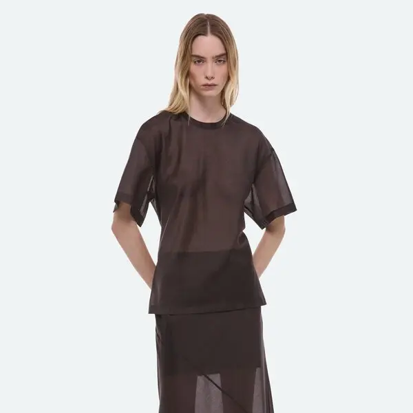 Helmut Lang Sheer Relaxed Tee