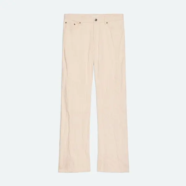 Helmut Lang Crushed Bootcut Jeans
