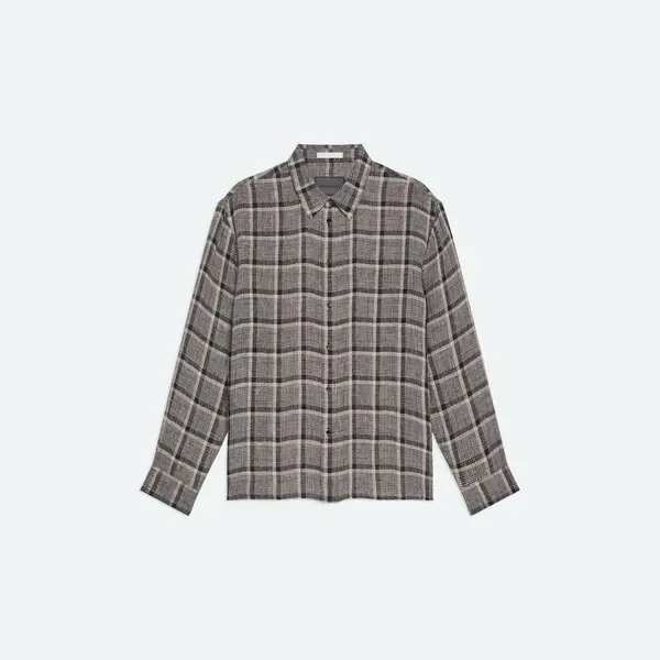 Helmut Lang Relaxed Plaid Shirt